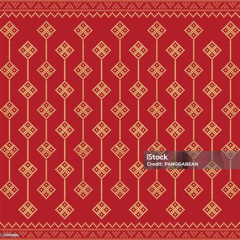 점 골드 색상원활한 기하학적 장식 벡터 패턴 추상 배경 모티프 울로스 창의적인 디자인 의자 패턴 부족 민족 플랫 디자인입니다 패브릭 프린트 0명에 대한 스톡 벡터 아트 및