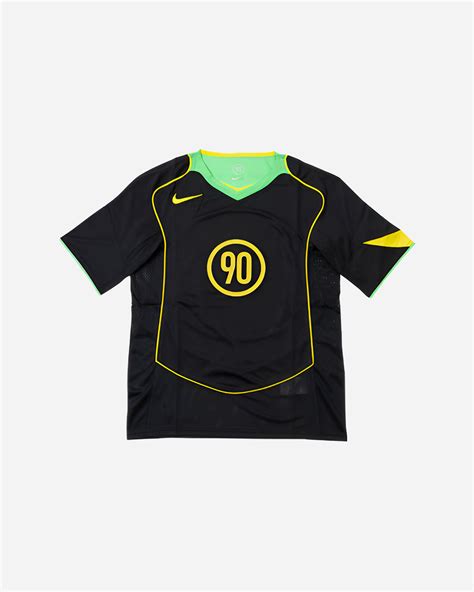 Nike Dri Fit Total 90 Mens Football Jersey Black Hundred Percent