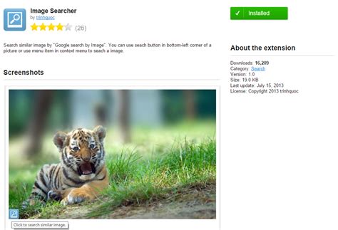 browser addon image searcher ~ quoc trinh
