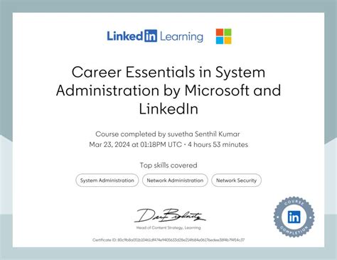 Suvetha Senthil Kumar On Linkedin Certificate Of Completion