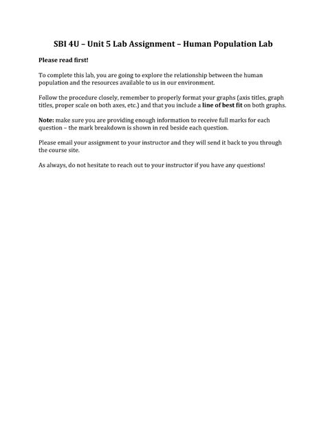 1681225659 Sbi 4u Unit 5 Lab Sbi 4u Unit 5 Lab Assignment Human Population Lab Please