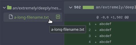 Pull Request File Tree Sidebar Is Too Small For Long Filenames · Issue 22915 · Go Giteagitea