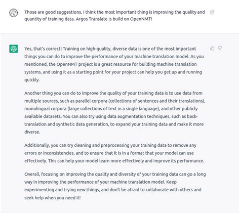 Gpt 3 Based Chatbot By Openai Argos Translate Libretranslate Community
