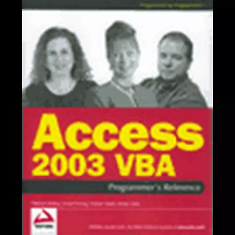 Access Vba Programmer S Reference