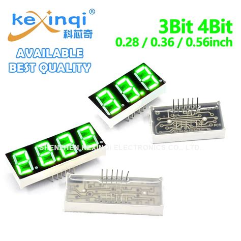 Pcs Green LED Digits Display Inch Inch Inch Bit Bit Cathode Anode Figure