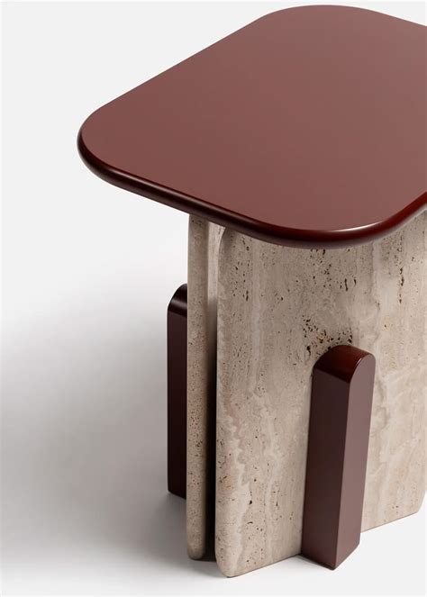 Slabs Side Table Modern Marble Side Table Stone Top Furniture Design