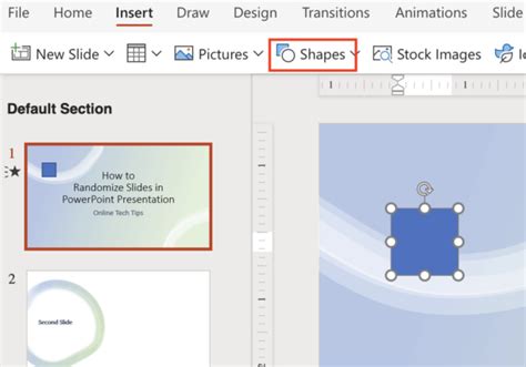 how to randomize slides in powerpoint presentation