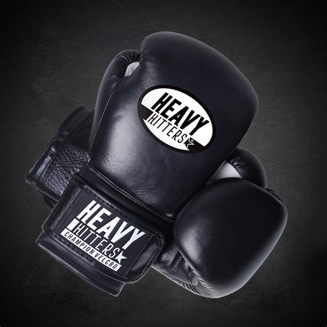 Heavy Hitters Champion Velcro Boxing Gloves H6 Bk