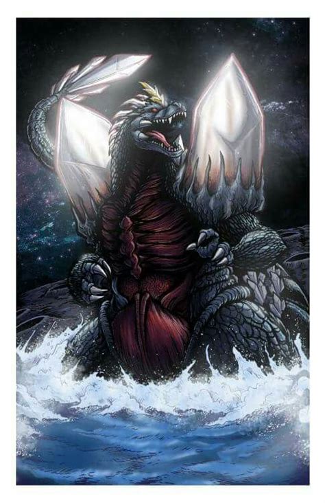Space Godzilla Art