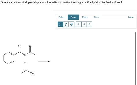 Solved Draw The Structures Of All Possible Products Formed