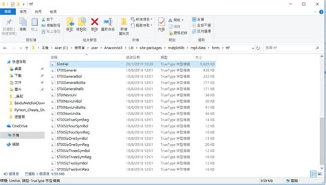 解決python 3 Matplotlib中文顯示問題 1首先去以下網站下載字體： By Wai Leong Che Medium