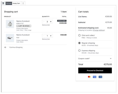Cart Block Full Cart View Totals And Shipping Sections Edit Context · Issue 1298