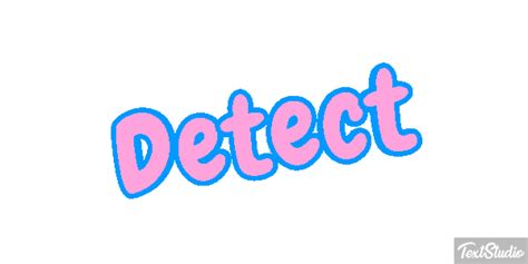 Detect Word Animated  Logo Designs