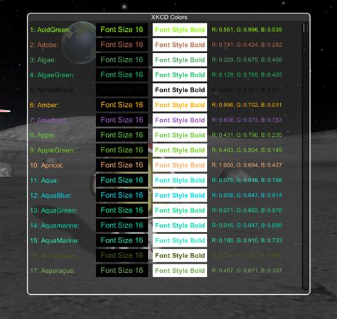 Xkcd Color Viewer Ksp1 C Plugin Development Help And Support