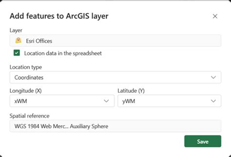 Add Arcgis Layer Data To Excel—arcgis For Excel Documentation