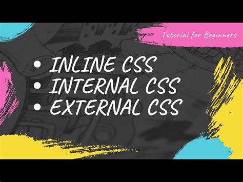 Adding Css To Html Inline Internal External Hng Learn