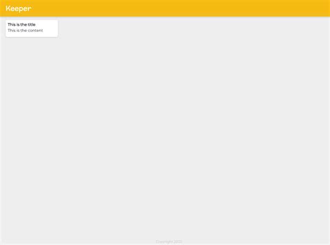 GitHub Amountcastlej KeeperApp Created With CodeSandbox