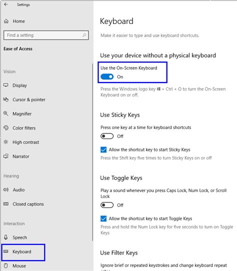 How To Enable Virtual Keyboard Windows Sterlingkurt