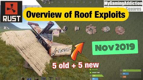 Rust Nov Overview Of Roof Exploit Designs New From MGA YouTube