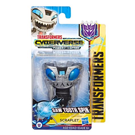 Transformers Cyberverse Scraplet Saw Tooth Spin Decepticon Scout Toy Collecticon Toys