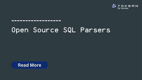 Open Source SQL Parsers Bd D Png