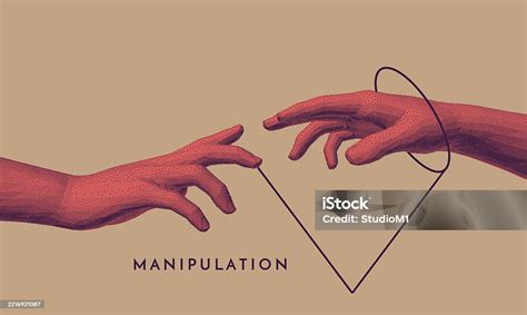 두 손이 서로를 향해 손을 뻗었다 조작 개념 프리젠 테이션 포스터 표지 또는 브로셔를위한 표지 디자인 템플릿 사회적 주제에 대한 벡터 그림 2명에 대한 스톡 벡터 아트 및