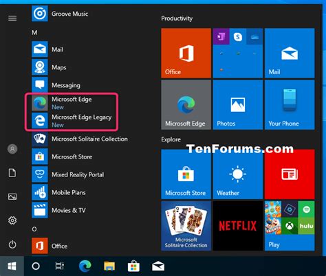 Enable Microsoft Edge Side By Side Browser Experience In Windows 10 Tutorials