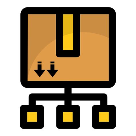 Distribution Network Generic Outline Color Icon