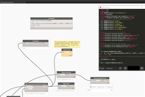 Autodeskautocadgeometrypoint3d To Ds Geometry Civil 3d Dynamo