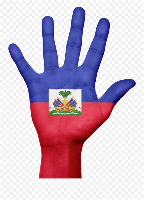 Haiti Flag Hand National Fingers Emoji Haitian Flag Emoji Free