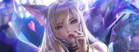 K Da Ahri All Out League Of Legends Lol K Wallpaper Download