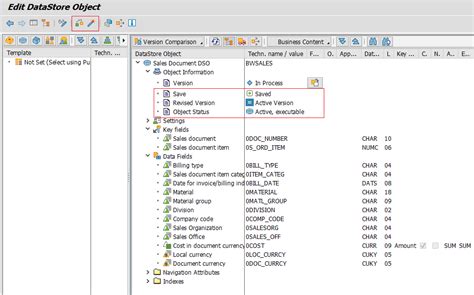 Dso Step By Step Part 1 Of 2 Creation Extra Sap Community