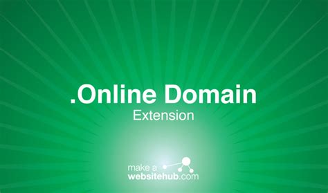 online domain name extension make a website hub