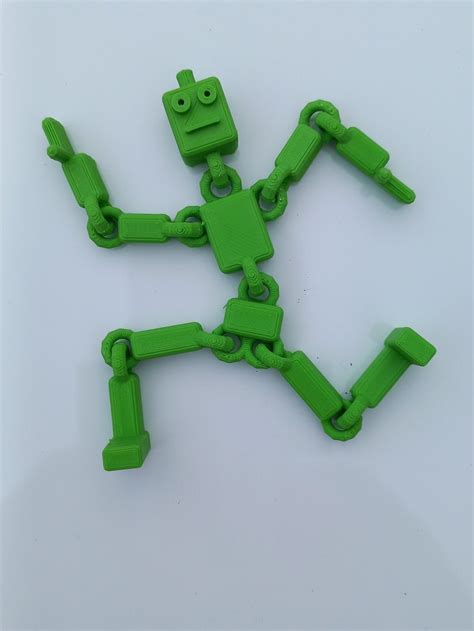 Articulated 3d Printed Ragdoll Fidget Toy Mini Figure Pla Material Fun Toy Etsy
