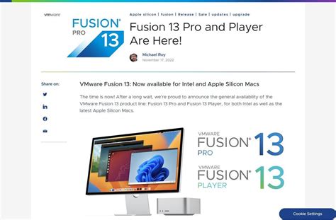 Vmware Fusion 13 Adds Windows 11 Virtualization For Apple 60 Off
