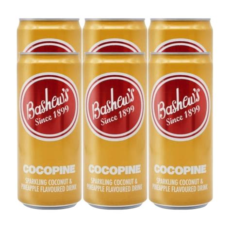 Bashews Cocopine Sparkling Drink 300ml Tropical Coconut Pineapple