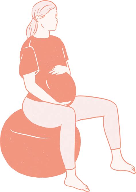 Pregnancy Yoga Hand Drawn Prenatal Yoga Flat Art 44427286 Png