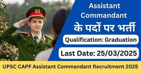 Upsc Capf Assistant Commandant Admit Card 2025