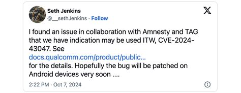 Qualcomm Patches High Severity Zero Day Exploited In Attacks Cybernoz Cybersecurity News