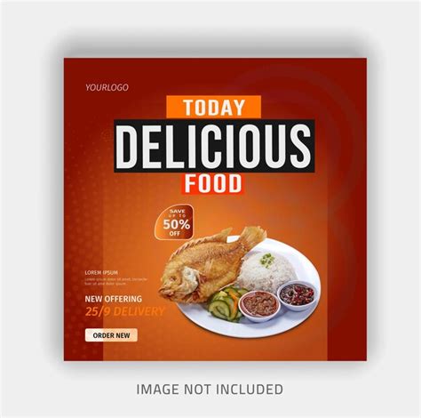 특별 맛있는 음식 소셜 미디어 배너 게시물 템플릿 프리미엄 벡터 특별 맛있는 음식 소셜 미디어 배너 게시물 템플릿 프리미엄 벡터