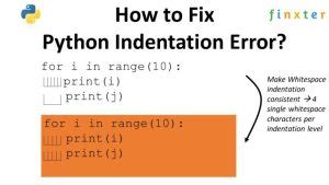 Python IndentationError Unexpected Indent Easy Fix Be On The Right