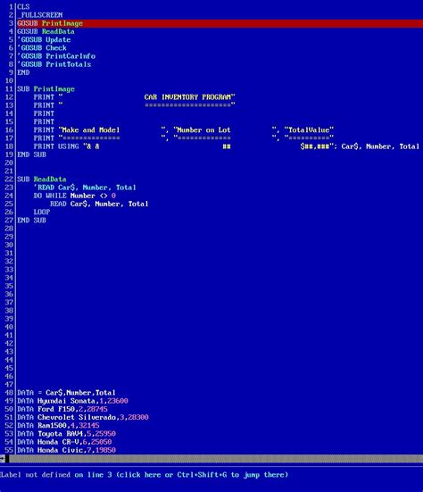 need help with error in code r qbasic
