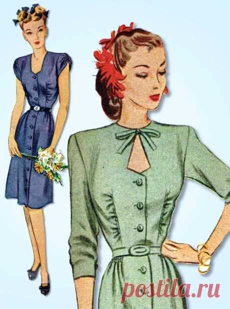 ШИТЬЕ ДЛЯ ЖЕНЩИН ретро Европа Старая одежда Историческая мода Винтажный Vogue