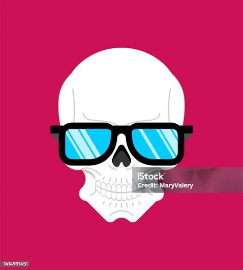 안경을 쓴 두개골 선글라스의 스켈레톤 헤드 벡터 일러스트 레이 션 머리에 대한 스톡 벡터 아트 및 기타 이미지 머리 문신 배경 주제 Istock