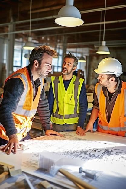 Premium Photo Architect Explaining Client Demand Plan Of Construction