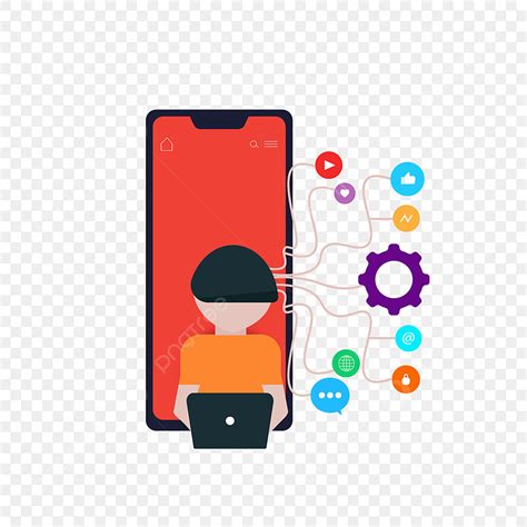 소셜 미디어 마케팅 창조적 인 사람들 일러스트 레이션 회로망 마케팅 그림 사회 미디어 마케팅 Png 일러스트 및 벡터 에 대한 무료 다운로드 Pngtree