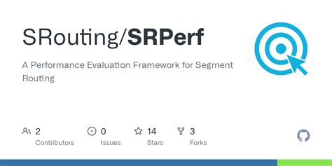 Github Sroutingsrperf A Performance Evaluation Framework For Segment Routing