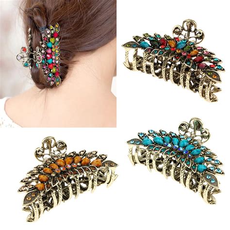 3 피스 여성 헤어 클로 헤어핀 라인석 크리스탈 헤어 클립 헤어핀 헤어 액세서리 여성용여성 헤어 액세서리 Aliexpress