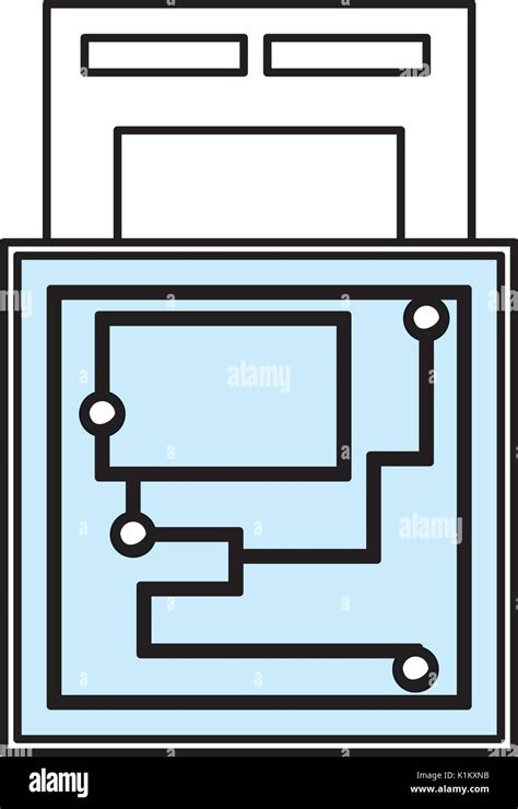 Microchip Integrated Circuit Icon Vector Illustration Graphic Design Stock Vector Image And Art