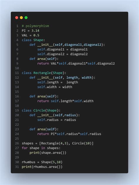 Oops Polymorphism In Python